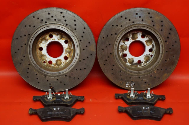 MERCEDES W211 CLASSE E Dischi Freno 330mm A2204211812 Frontale Ceppi ...