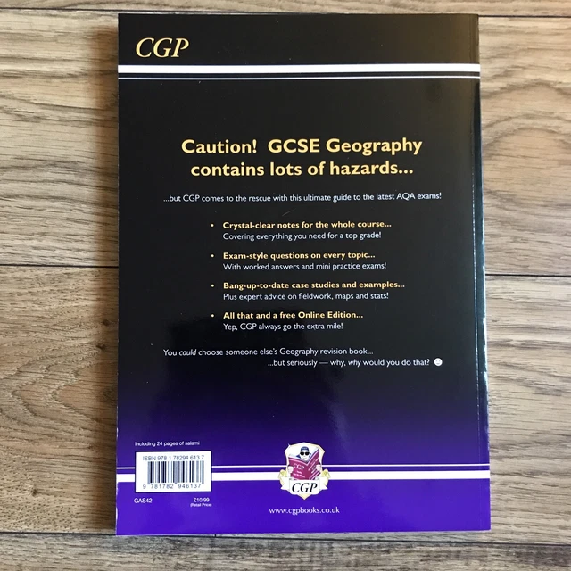 GCSE GEOGRAPHY AQA by CGP Books (New Edition For The 2020 Exams And ...