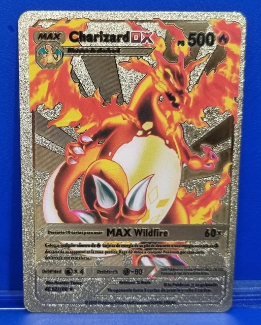 CARTE POKÉMON CARTE Charizard DX MAX PS500 Oro Gold Dorada 52 00 ...