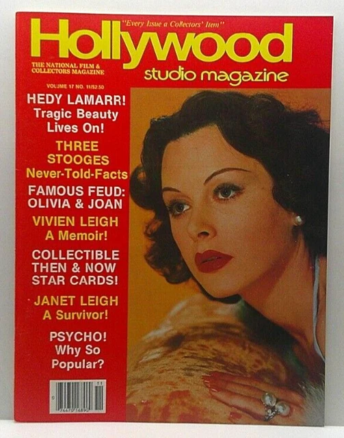 HOLLYWOOD STUDIO MAGAZINE Vol 17 #11 Hedy Lamar Three Stooges Vivian ...