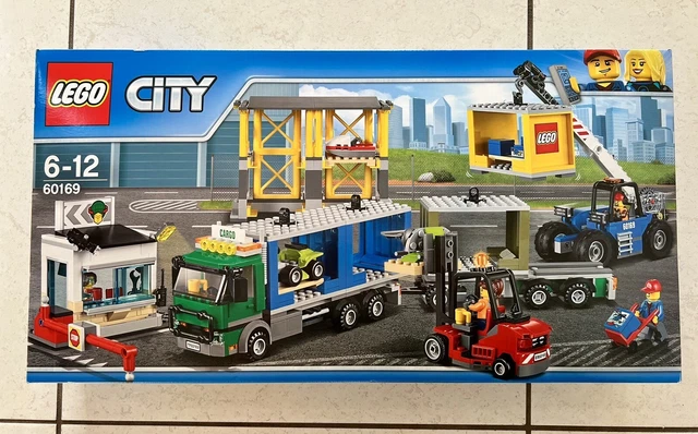 LEGO CITY 60169 Cargo Terminal Shipping Container Forklift Jet Ski ...