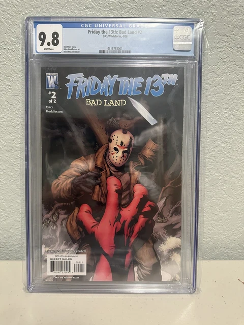WILDSTORM DC COMICS Friday The 13th Bad Land 2 Jason Voorhies 2008 CGC 9,8 raro! EUR 100,81 ...