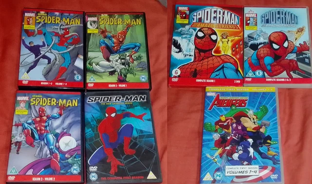 THE ORIGINAL SPIDERMAN Complete Collection DVD, Spider-man And Friends ...