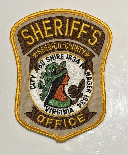HENRICO COUNTY SHERIFFS Office Virginia Police Police Patch USA $7.50 ...