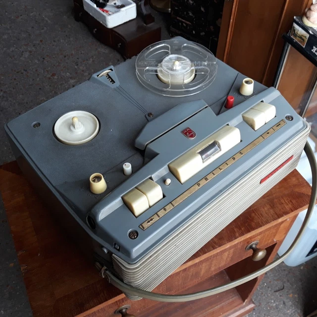 VINTAGE PHILIPS EL3541 Four-Track Reel-To-Reel Tape Recorder £22.00 ...