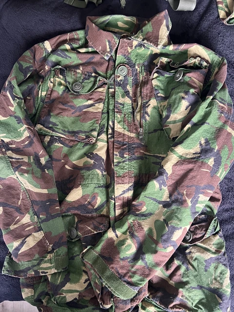 BRITISH ARMY COMBAT Soldier 95 Woodland DPM Smock. Combat Jacket With ...