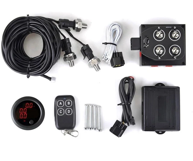 12V SOLENOID VALVE Air Ride Suspension manifold valve with remote ...