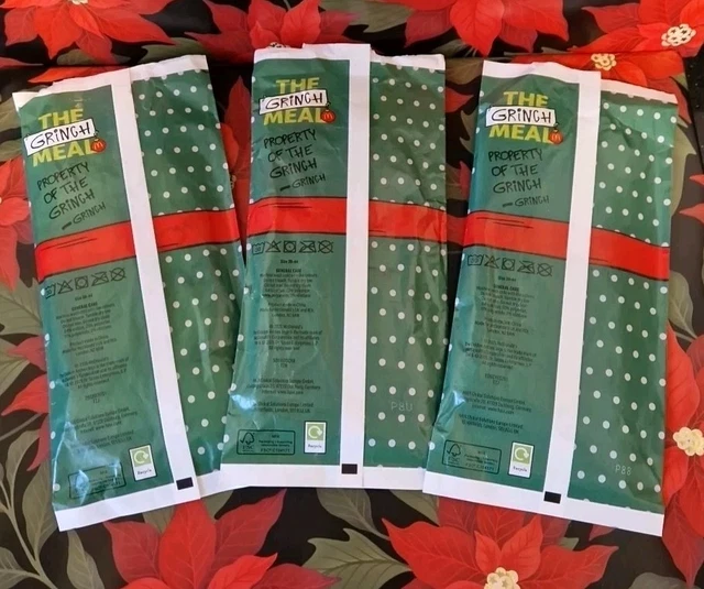 THE GRINCH MCDONALDS Christmas 2025 Collectable Socks Brand New U Worn ...