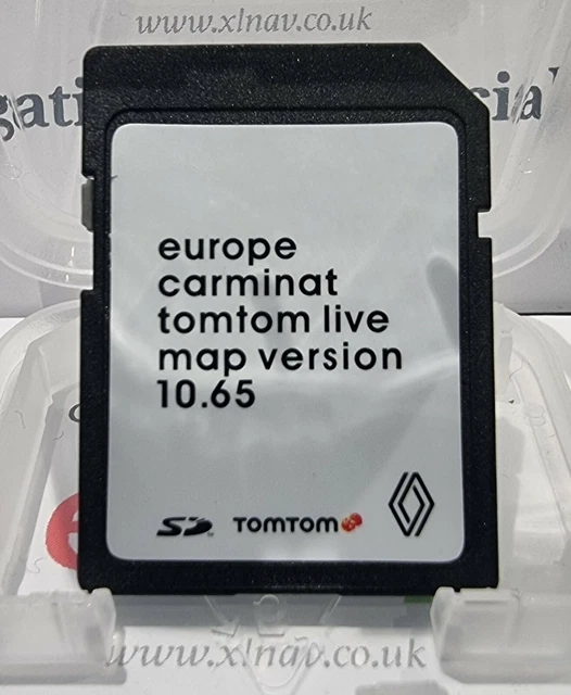 RENAULT CARMINAT LIVE Navigation Sd Card Europe Map V 10.65 259200705R ...