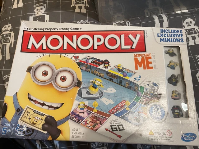 DESPICABLE ME HASBRO Monopoly Family Board Game Complete B4 £7.99 ...