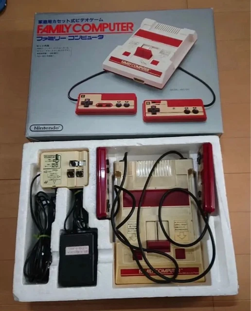 NINTENDO FAMICOM CONSOLE Set Boxed Family Computer FC HVC-001 Used from ...
