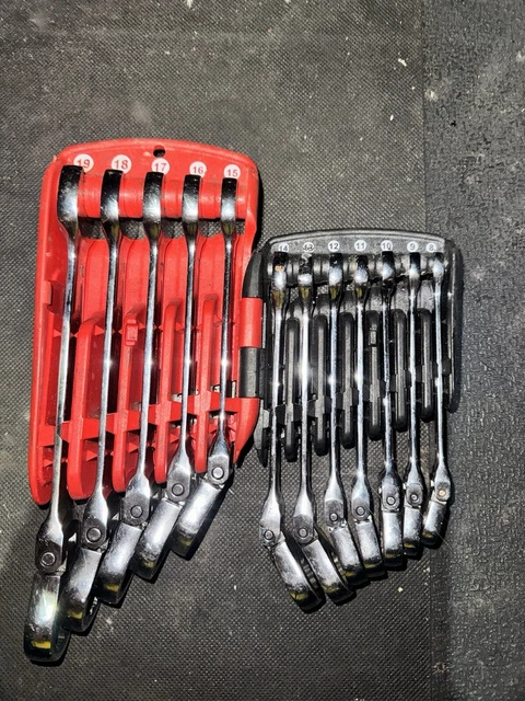 MAC TOOLS RATCHET Spanner Set, Flank Drive Plus, Flexi Head 8-19mm £150 ...