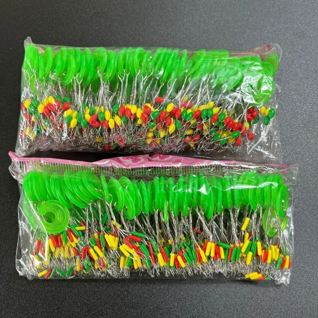 600PCS FLOAT RUBBER Stopper Fishing Bobber Stopper Oval Sliding Float ...