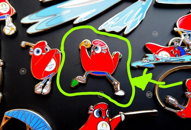 PIN'S JO PARIS 2024 Mascotte Escalade - Jeux Olympiques Phryges EUR 29 ...