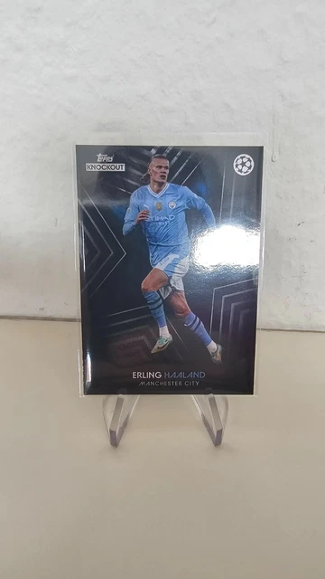 TOPPS KNOCKOUT UEFA Champions League 2023-24 Erling Haaland Manchester ...