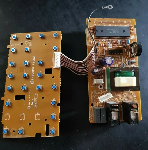 BOSCH HMT882HGB/01 MICROWAVE Oven Replacement Main PCB Control Panel ...