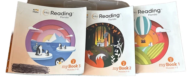 3 TOTAL HMH INTO Reading FLORIDA grade 2 My Book 1 2 3 Modules 1-10 £29 ...