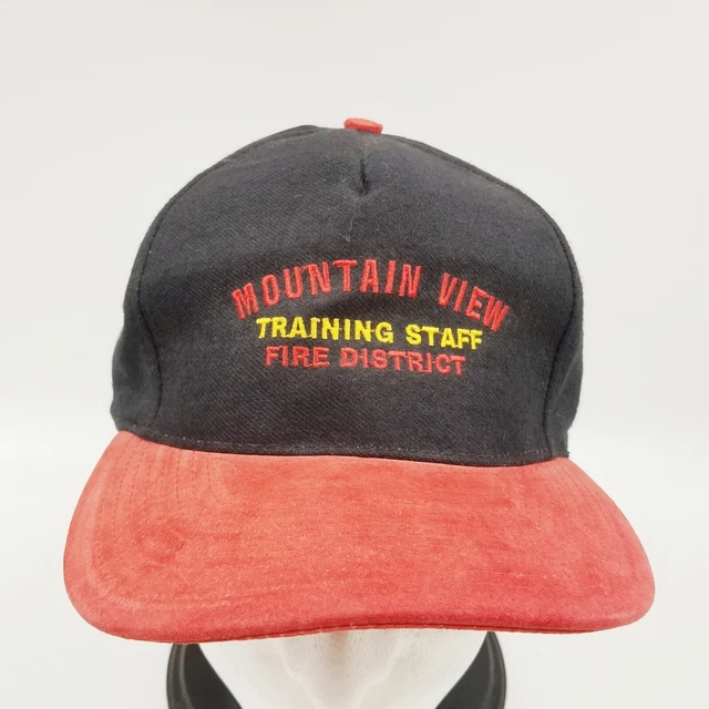 VINTAGE MOUNTAIN VIEW Fire District Training Staff MVFD Suede Snapback ...