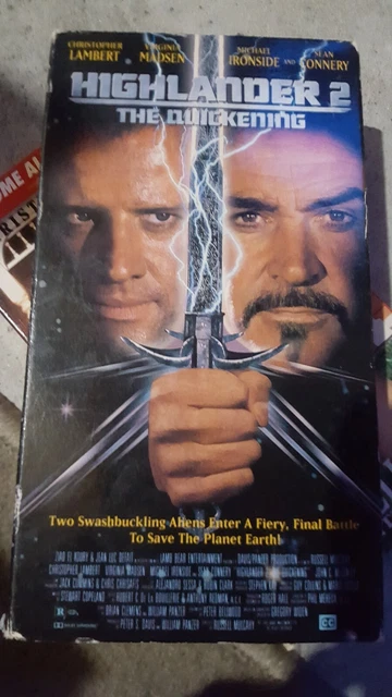 HIGHLANDER 2: THE Quickening (VHS, Renegade Version) $10.00 - PicClick CA