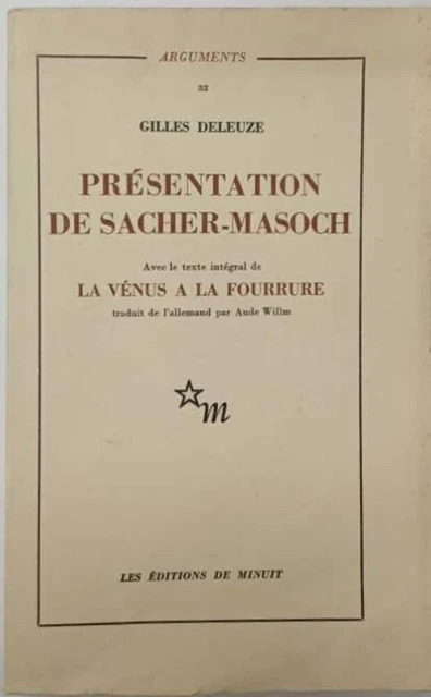 PRÉSENTATION DE SACHER-MASOCH avec le texte intégral de la Vénus à la ...