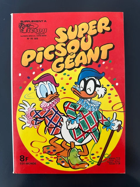 SUPER PICSOU GEANT N° 85 BIS . 1979 DONALD WALT DISNEY proche neuf EUR ...