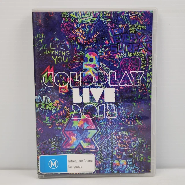 COLDPLAY LIVE 2012 DVD Movie Music Concert Alternative Rock Parlophone ...