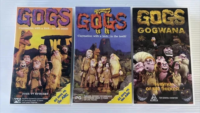 GOGS VHS VINTAGE ABC Kids 90’s Claymation Television TV Show Cassette ...