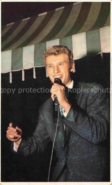 SINGER CHANTEUR CHANTEUSE Saenger Musik Music-- Johnny Hallyday ...
