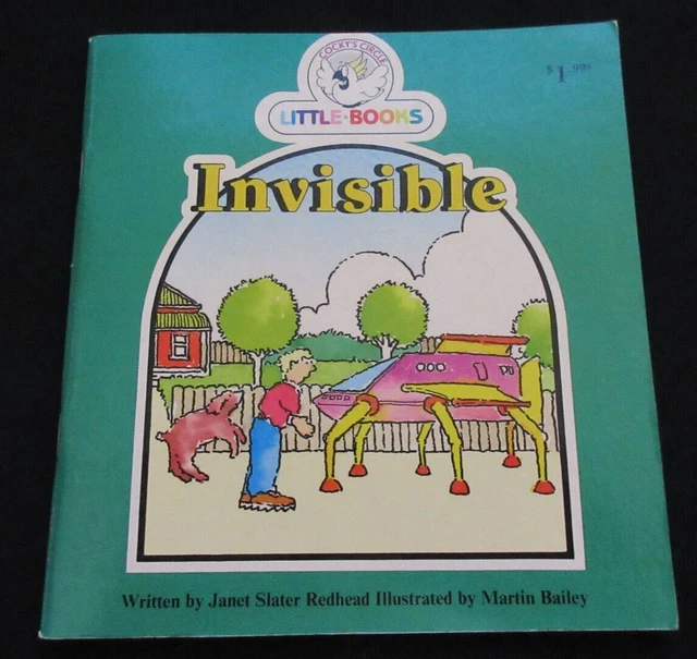 COCKYS CIRCLE LITTLE BOOKS~INVISIBLE~JANET SLATER REDHEAD~1980s~VINTAGE ...