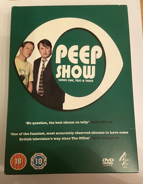 PEEP SHOW - Complete Series 1 2 and 3 - DVD 2006 three disc box set £5. ...
