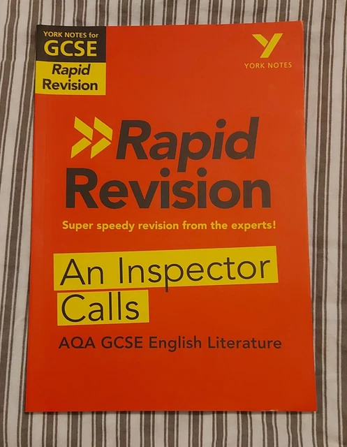 GCSE RAPID REVISION Book An Inspector Calls AQA GCSE English Literature ...
