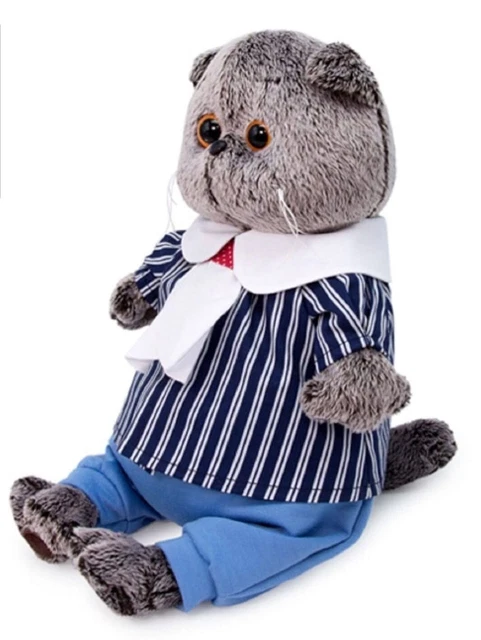 BUDI BASA BASIK Cat In The Box In Sailor Outfit 19cm £30.00 - PicClick UK
