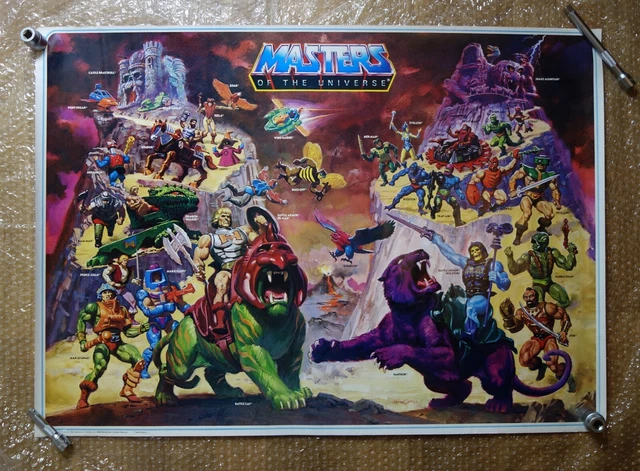 ORIGINAL USA POSTER William George Mattel Masters of the Universe EUR ...