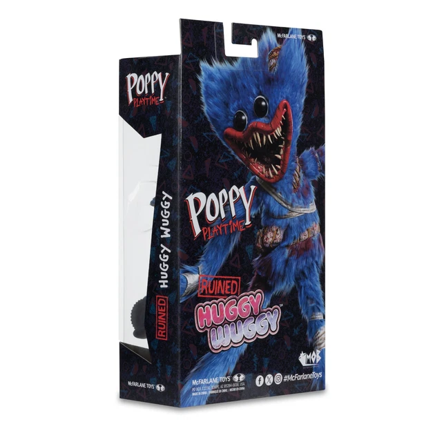 POPPY PLAYTIME HUGGY Wuggy (Ruined) Action Figure 18 cm McFarlane Toys ...