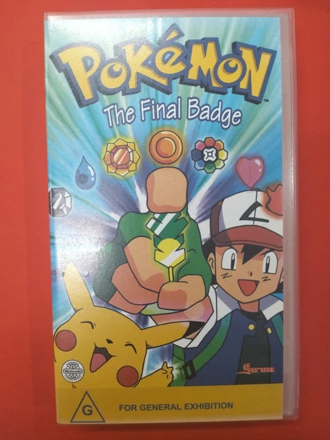 POKEMON THE FINAL Badge No 19 VHS Tape $15.00 - PicClick AU