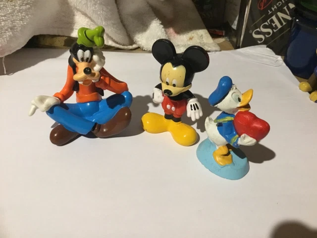 DISNEY’S GOOFY, MICKEY MOUSE & DONALD DUCK FIGURES/TOYS - 3pcs (DISNEY ...