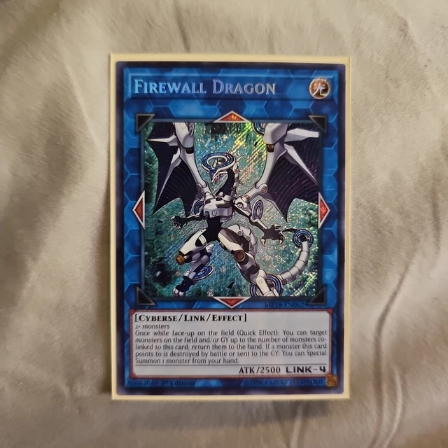 FIREWALL DRAGON *** 1St Edition Secret Rare Mp18-En062 (Nm) Yugioh! EUR ...