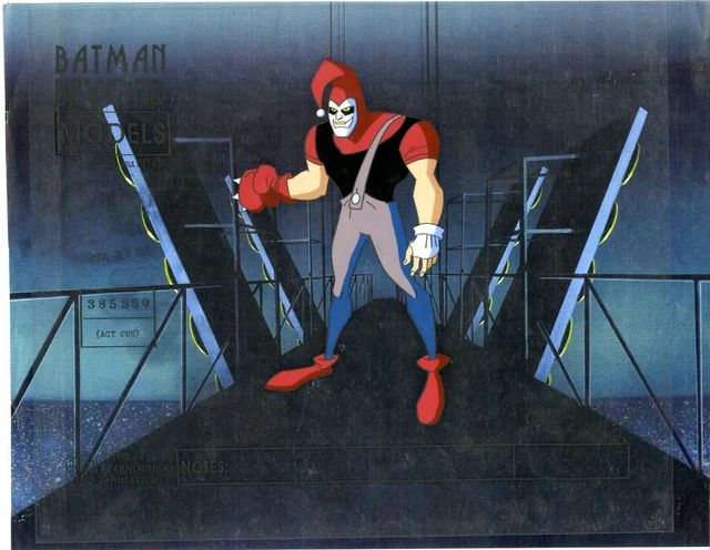 BATMAN BEYOND MODEL SHEET CEL OF JOKERS GANG LEADER ok £118.58 ...