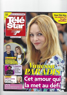 TELE STAR-04 SEPTEMB 2021-Vanessa PARADIS/SOPRANO/Cordula/HEMINGWAY ...