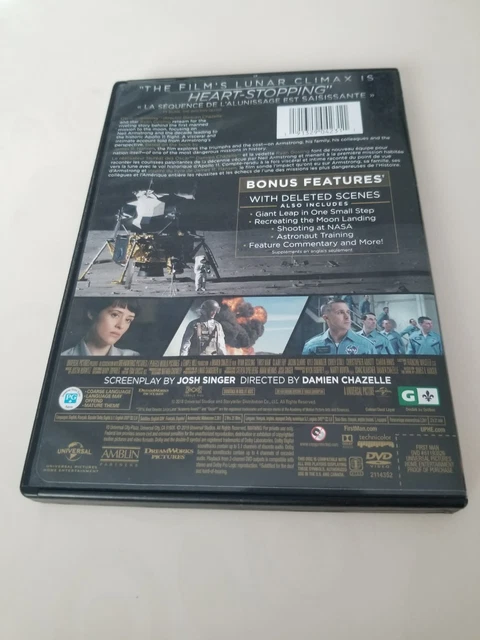 FIRST MAN (DVD, 2016, Canadian trilingual, widescreen) $7.99 - PicClick CA