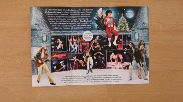 FLYER 1. WEIHNACHTSCIRCUS Roncalli Lübeck 2025 EUR 1,50 - PicClick DE