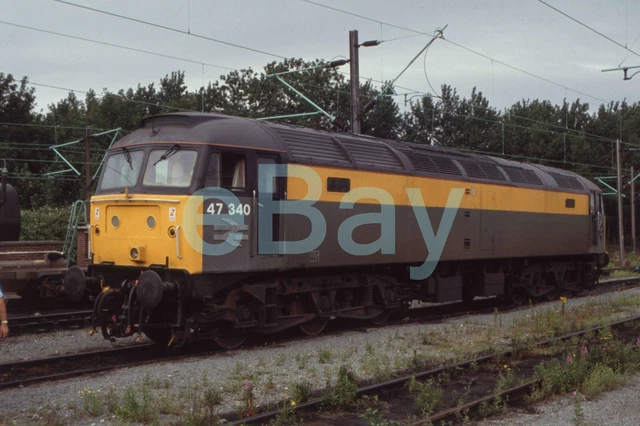 35MM RAILWAY SLIDE of Class 47 47340 @ Allerton Copyright to Buyer £4. ...