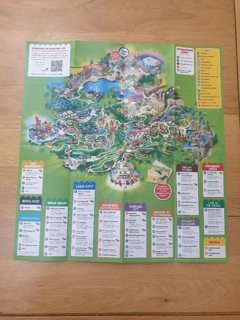 LEGOLAND LEGO WINDSOR 2022 Resort Guide Map Leaflet Brand New £2.55 ...