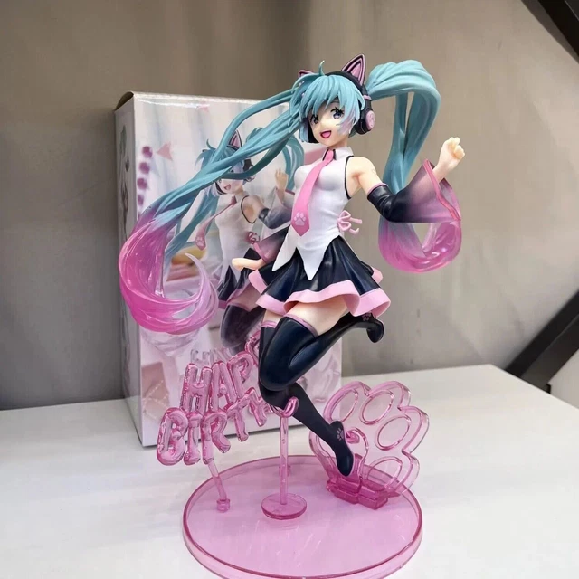ANIME VOCALOID HATSUNE Miku Happy Birthday Ver. PVC Figure Loose 23cm ...