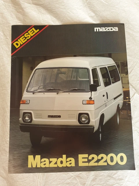 1970S MAZDA E2200 DIESEL VAN Original Sales Brochure EUR 3,54 - PicClick FR