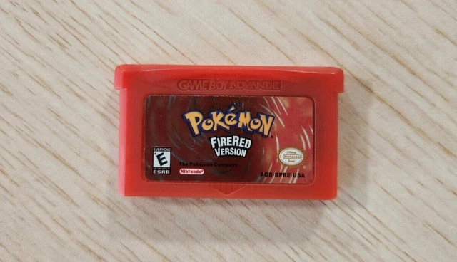 POKEMON: FIRERED VERSION GBA (Game Boy Advance, 2004) Authentic Fire ...