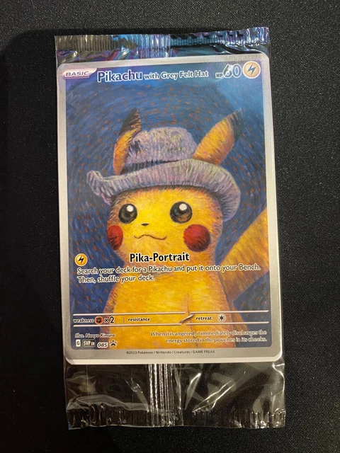 POKÉMON VAN GOGH Museum | Pikachu with Grey Felt Hat | Promo Card ...