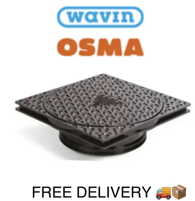 OSMA 250MM MANHOLE Inspection Chamber Square Cover and Adjustable Frame ...