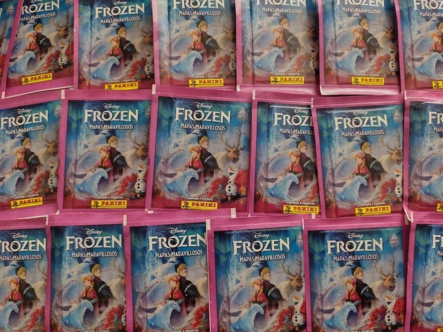 BRASIL VERSIÓN 2023 Panini Disney Frozen Maps of Wonder x40 Paquete de ...