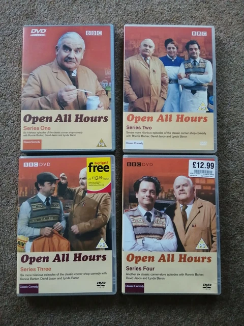 OPEN ALL HOURS The Complete Series 1-4 BBC DVDs Comedy Ronnie Barker ...